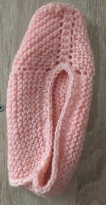 Носки, следки, вязанные, домашние тапочки, чешки - 1 пара