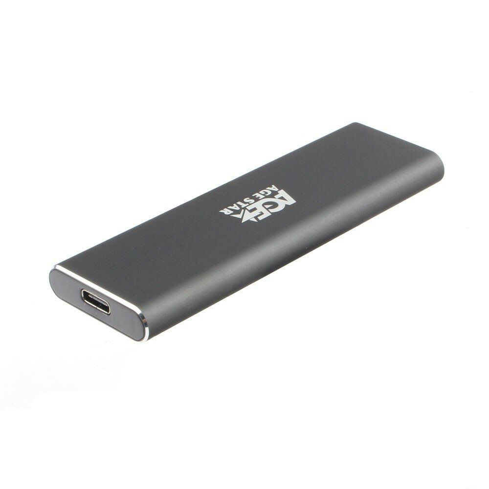 AgeStar Контейнер для HDD 31UBNV1C GRAY USB 3.1 Type-C Внешний корпус M.2 NVME M-key 31UBNV1C GRAY , алюминий, серый 17310