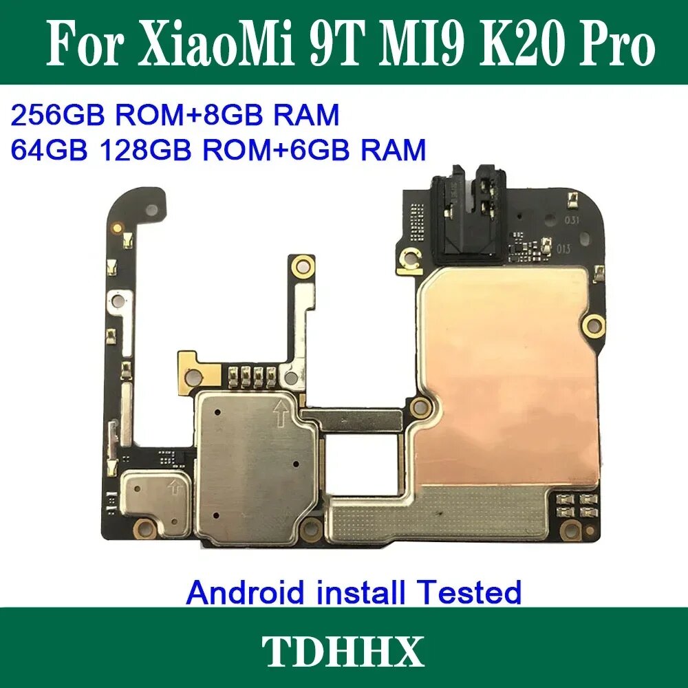Полностью рабочая разблокированная основная материнская плата мобильного телефона для Xiaomi 9t Mi9t M9t Mi 9t Pro REDMI K20, материнская плата с чипами и схемами 9T PRO 128G ROM 6GB