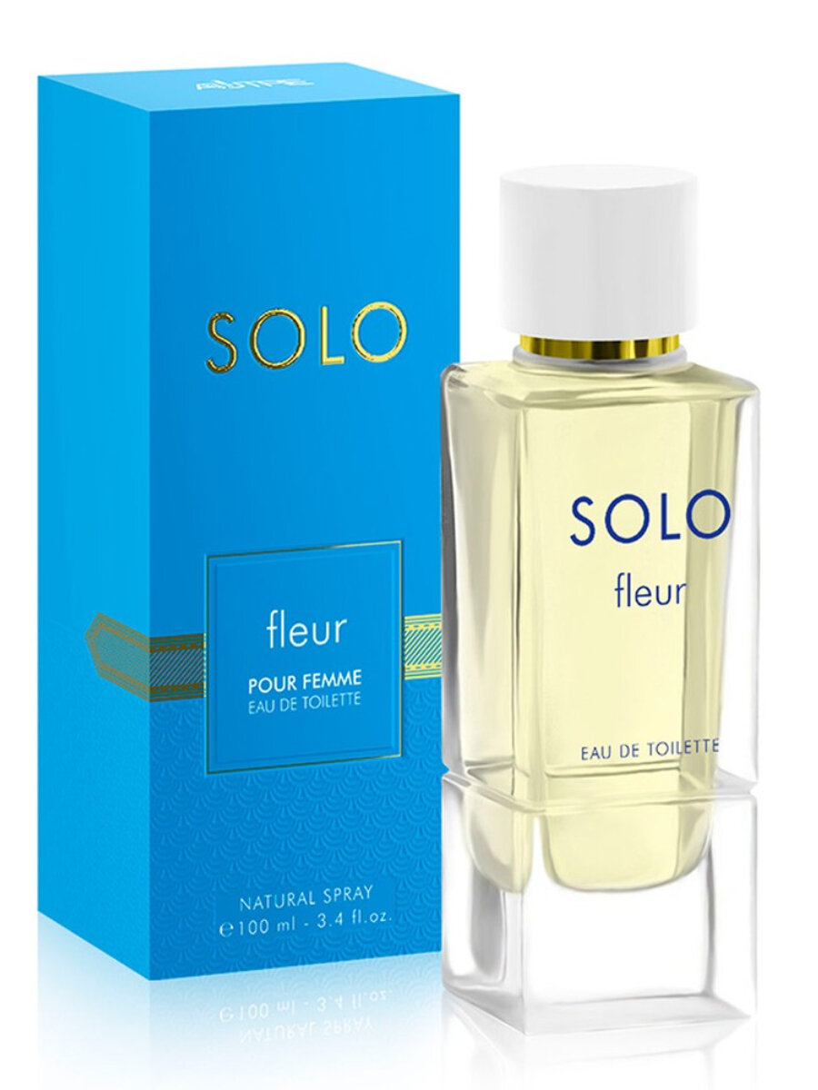 Туалетная вода Art Parfum Solo Fleur 404г, женская, 100мл, 2020г