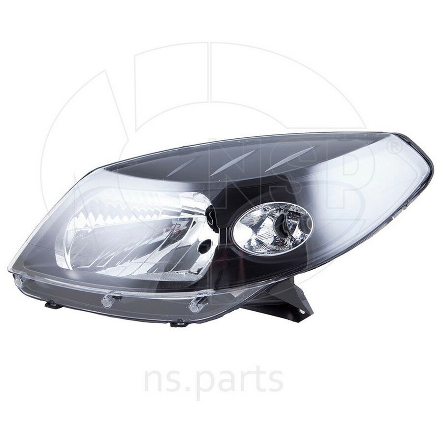 NSP NSP07260602914R Фара левая RENAULT Sandero I (черная) NSP07260602914R