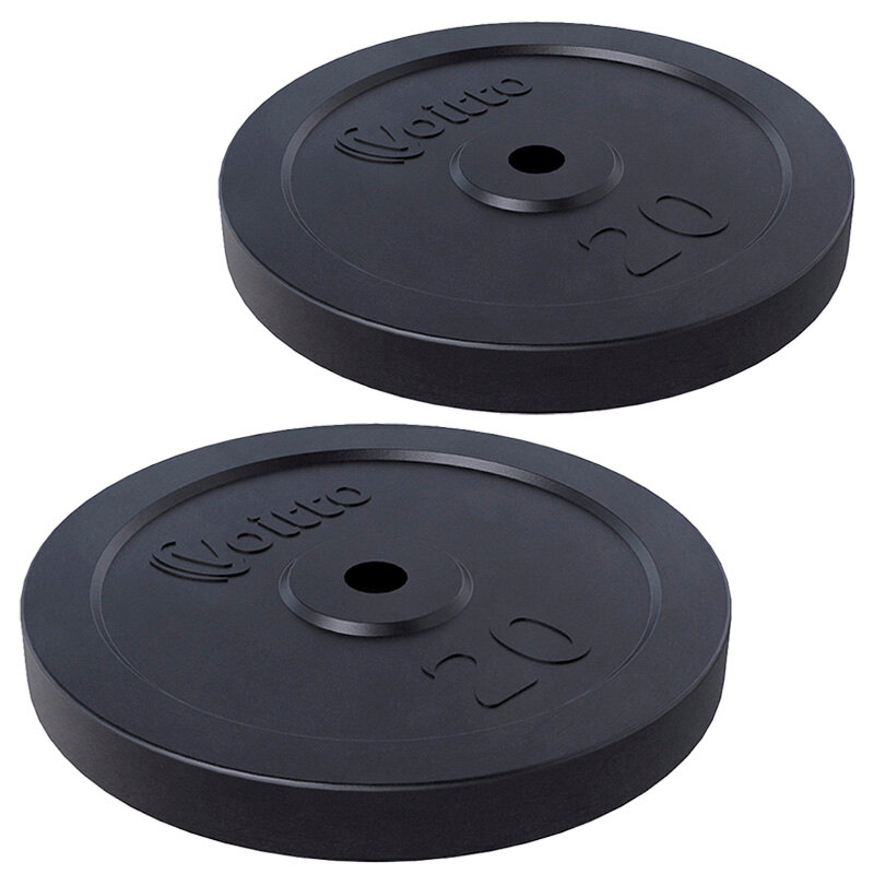 Набор дисков обрезиненных Voitto V-306 20 кг (2 шт), d 31