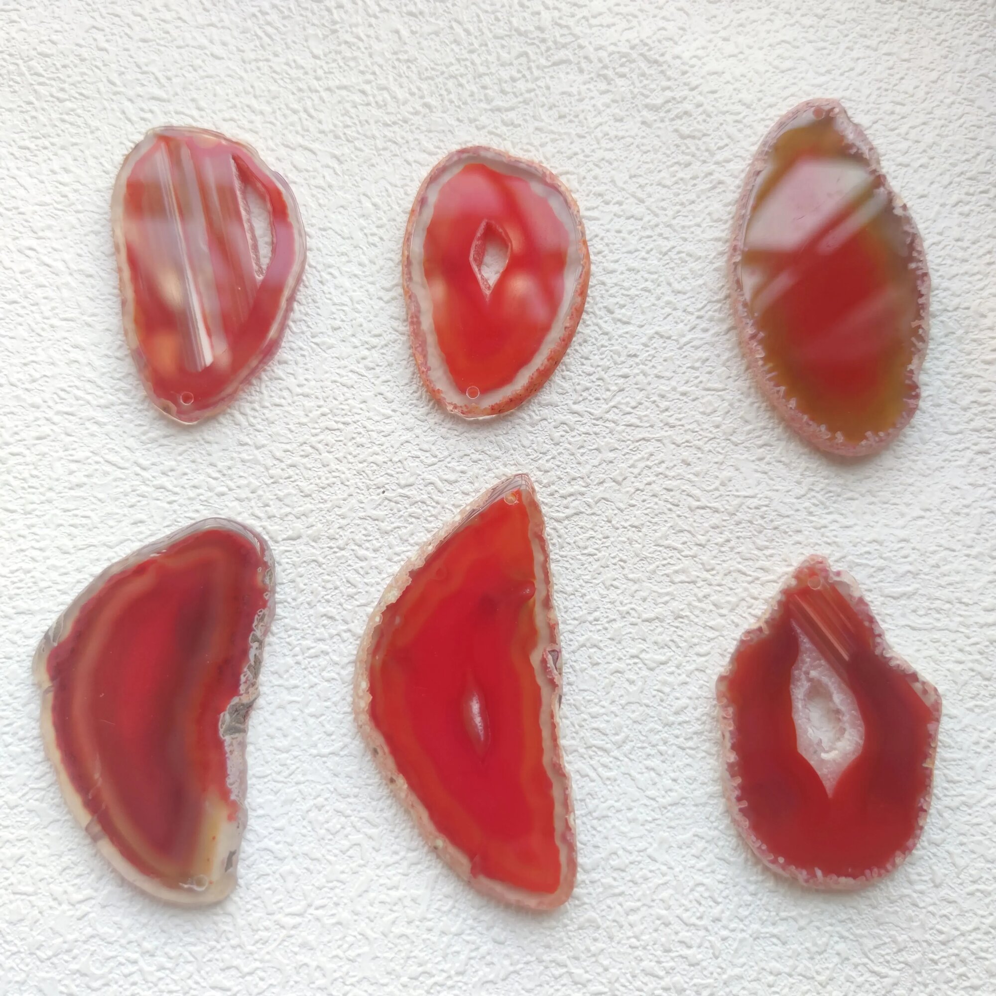 1 шт. натуральный агат жеода полированный нерегулярный кристалл ломтик камень с отверстием DIY кулон минерал украшение дома целебный кристалл