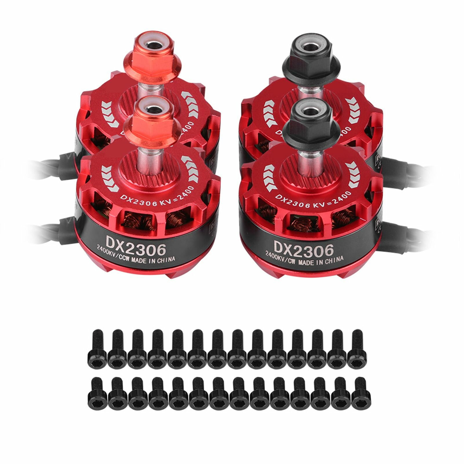 4 шт. DX2306 2400KV 2-4S бесщеточный двигатель для гоночного дрона X210 X220 250 FPV