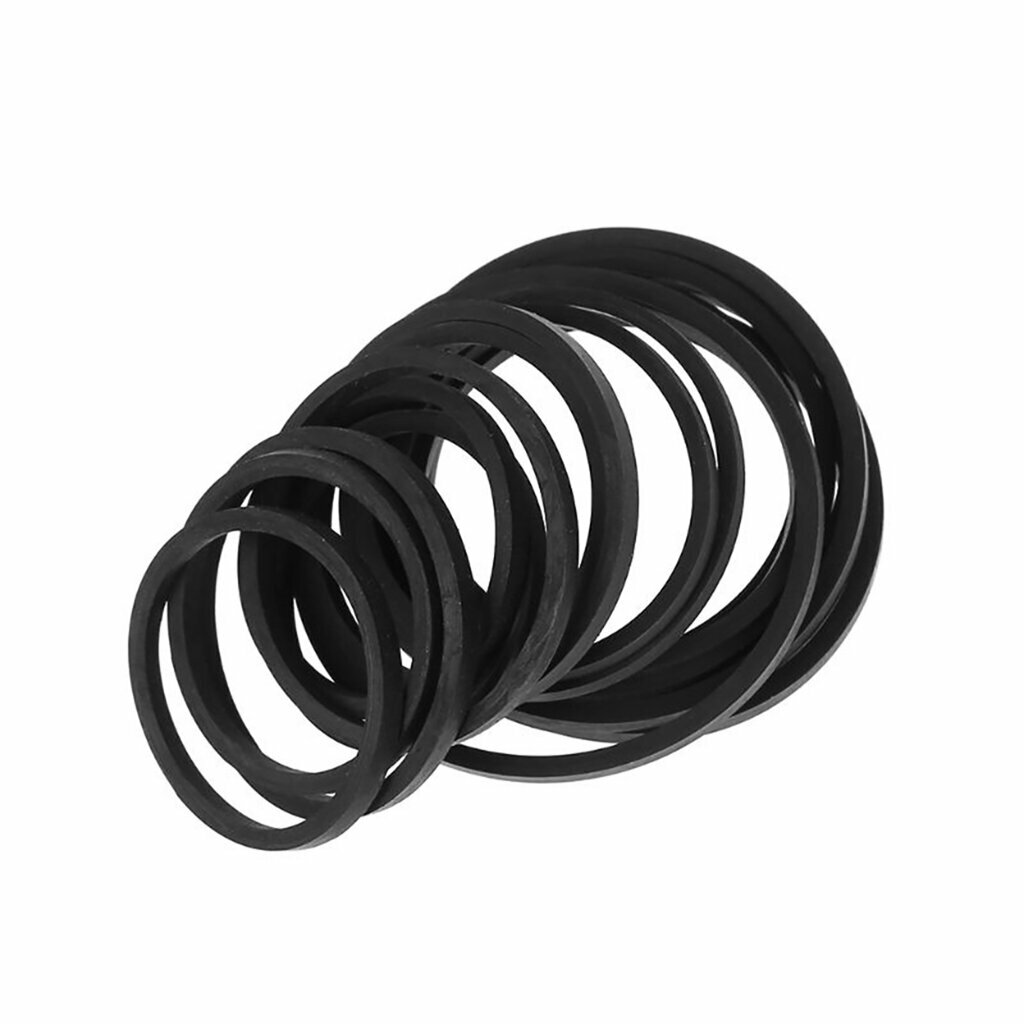 Упаковка из 50 Прочных Резиновых Лент для DVD-дисков диаметром 30-135 мм, Кассетных Смешанных Квадратных Лент для Дисководов, Кассетных Плееров, Рекордеров