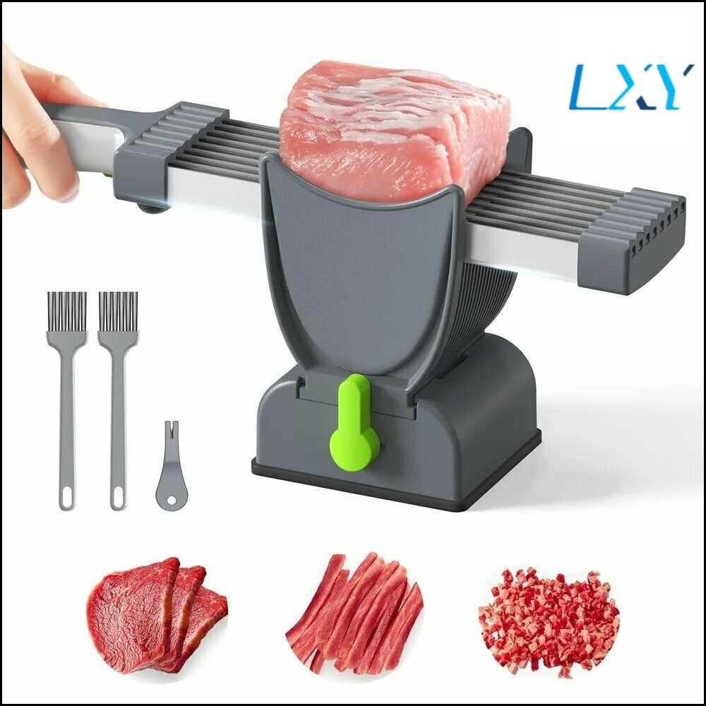 Инновационный слайсер для премиум нарезки мяса ломтиками полосками и частицами