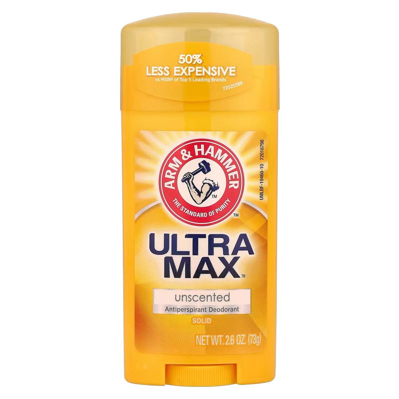 Дезодорант Arm & Hammer UltraMax, антиперспирант, для женщин, без запаха, 24 ч, 73 г