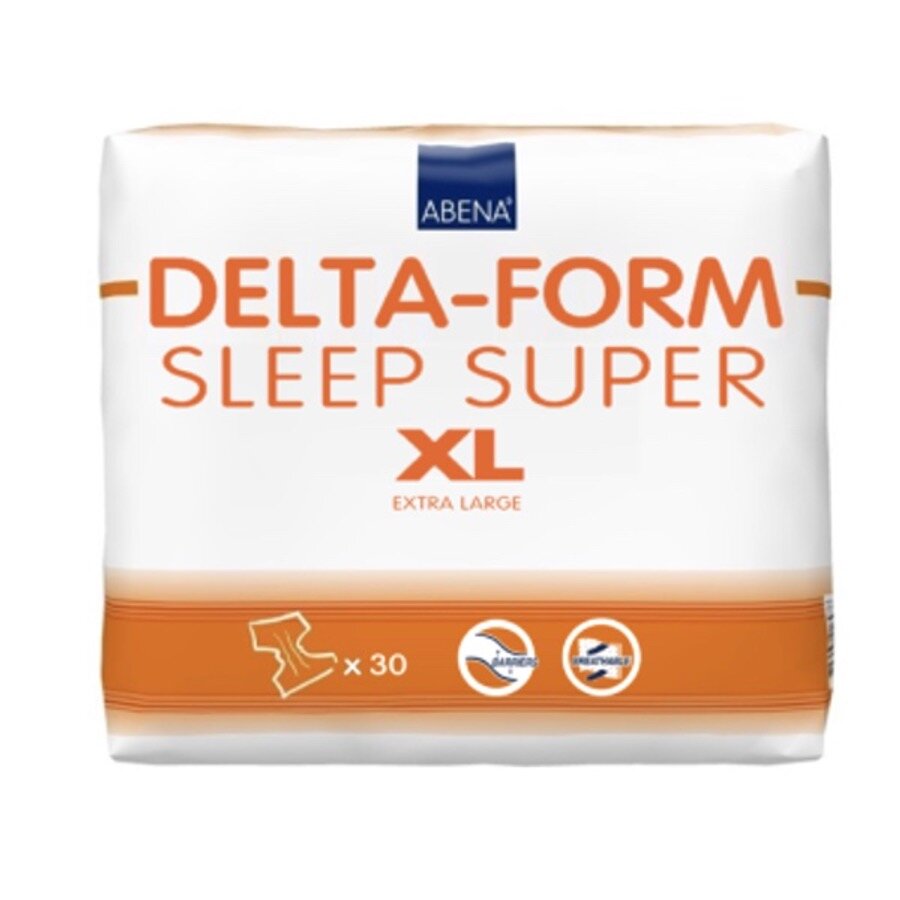 Подгузники для взрослых Delta-Form Sleep Super XL, объем талии 130-170 см, 30 шт.