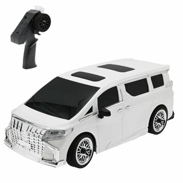 Радиоуправляемая машина для дрифта Alphard 2WD 1:16 (гироскоп, LED подсветка) - MN-68-WHITE