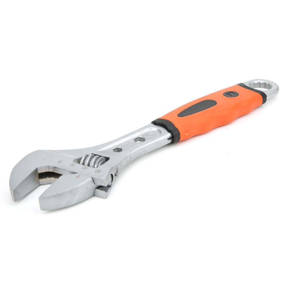 8/10-дюймовый разводной ключ, многофункциональный нескользящий гаечный ключ с ручкой TPR, инструмент для авторемонта, 10 дюймов