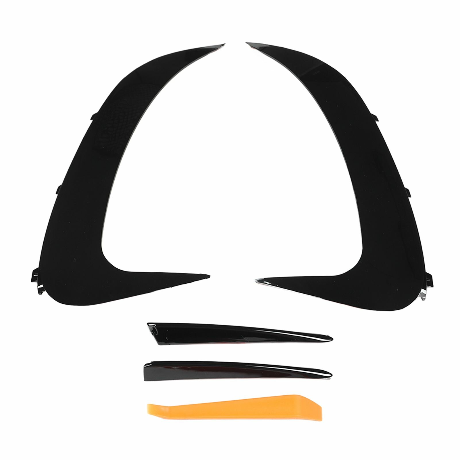 Замена спойлера вентиляционного кожуха заднего бампера ABS для Mercedes-Benz C-Class W206 AMG-Line 2021+, 2 шт, стильный дизайн