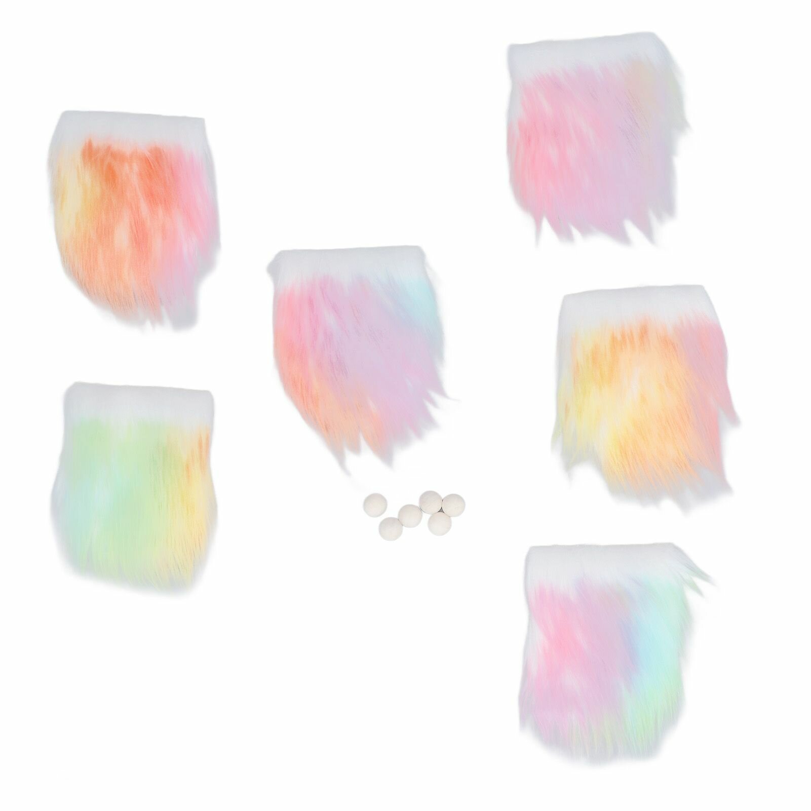 Борода гнома из искусственного меха, красочная, яркая, милая, моющаяся, многоразовая, декоративная, искусственная пушистая борода гнома на Рождество