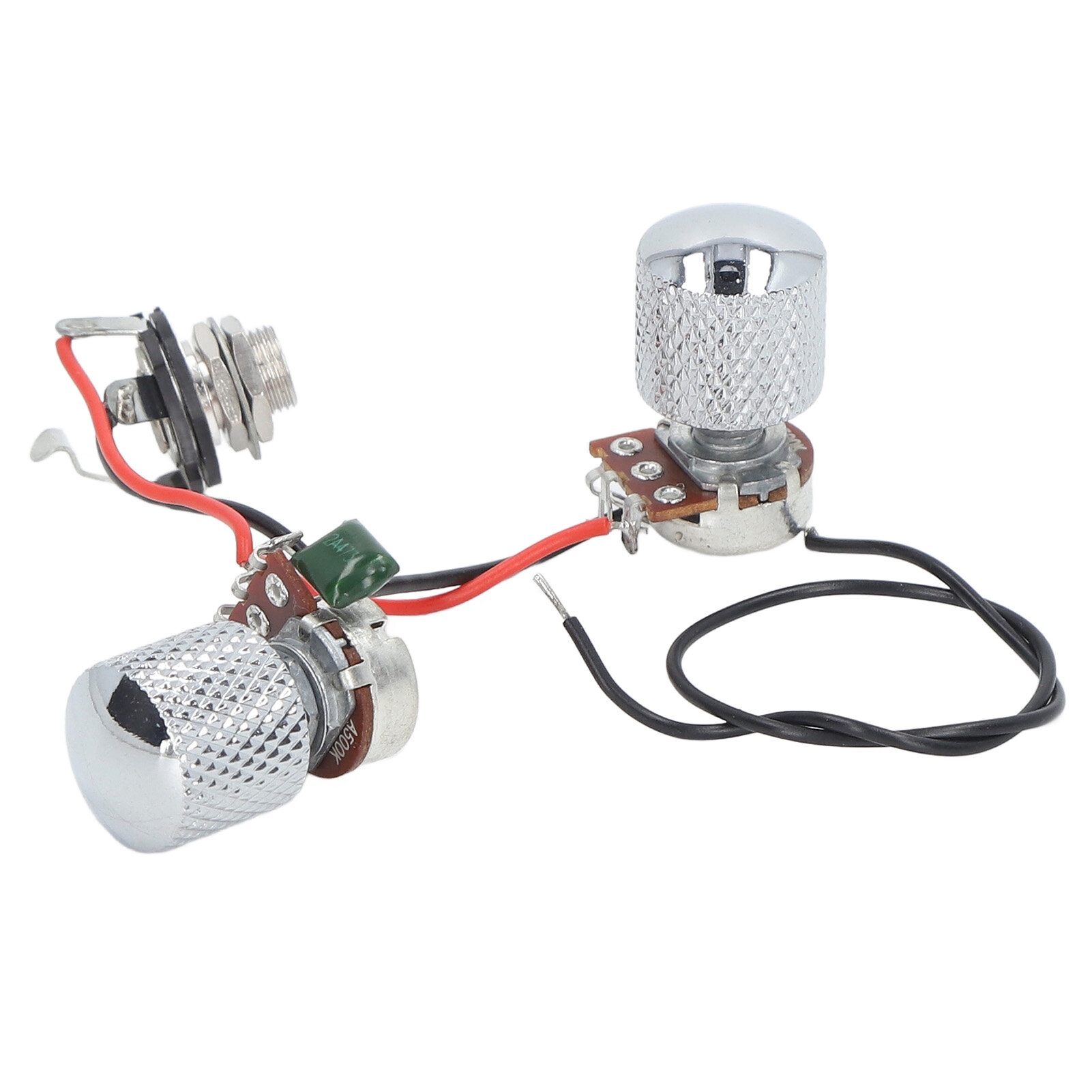Electirc Guitar Wiring Harness Non Slip A500K+B500K Jack Knob Pickup Switch Low Noise
