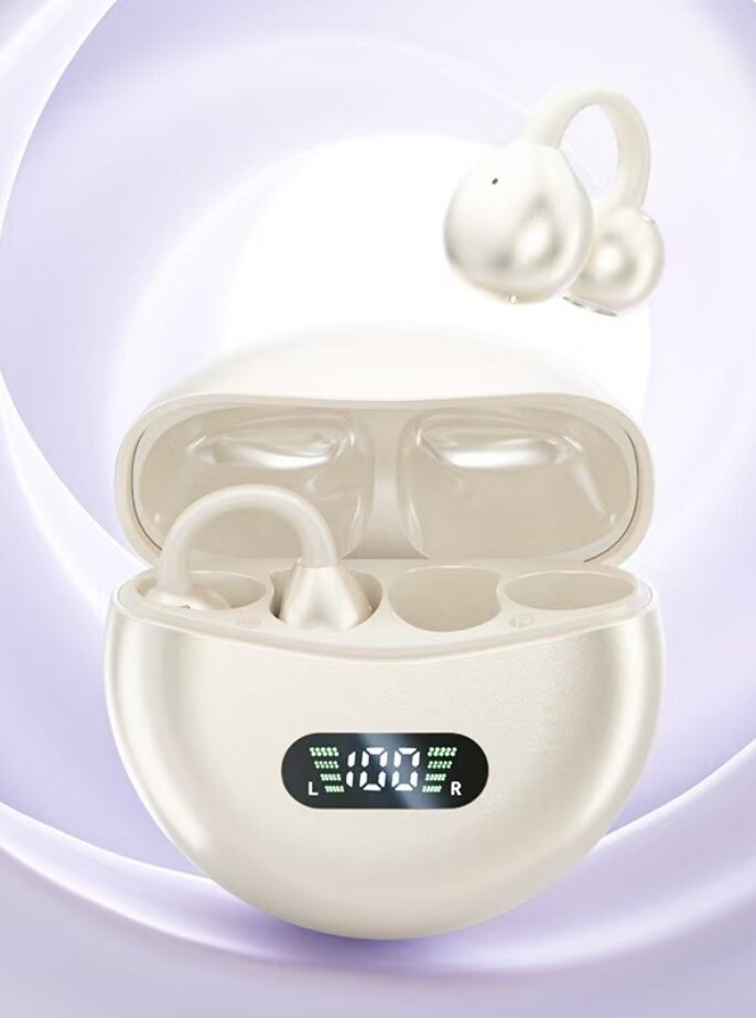 Наушники Беспроводные, Bluetooth 5.4, Стереосистема Dolby Atmos, подарок, водонепроницаемость IPX4, микрофоном для звонков, подходят для поездок на работу, учебы, спорта и игр. EJ06