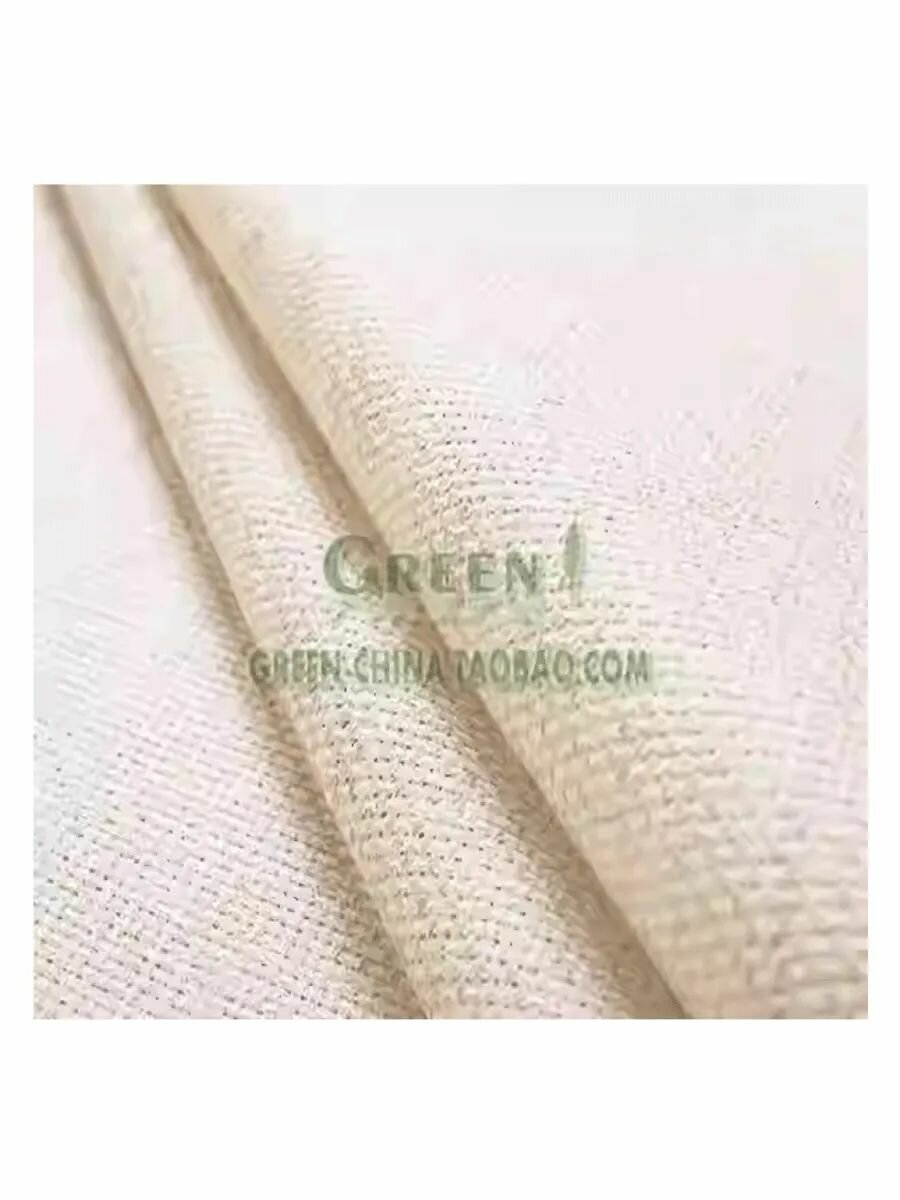 Канва GREEN stitch 16 ct (75x50 см, цвет DMC-ECRU)