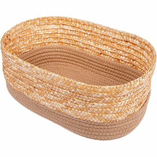 Корзина стеллажная Natural House "Сканди", Д290 Ш190 В120, какао (QR-24M)