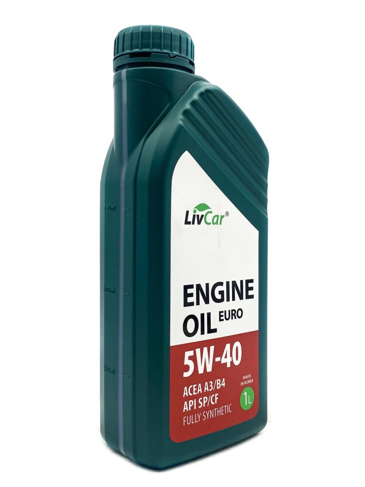 LivCar Масло моторное 5W-40 LivCar Engine Oil EURO 5W-40 ACEA A3/B4 API SP/CF (1л)
