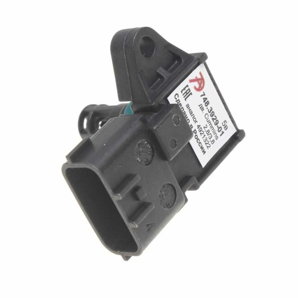 Датчик температуры воздуха КАМАЗ, ПАЗ, ГАЗ дв. CUMMINS ISBe, ISDe, ISF наддувочного, 748.3829-01, автотрейд