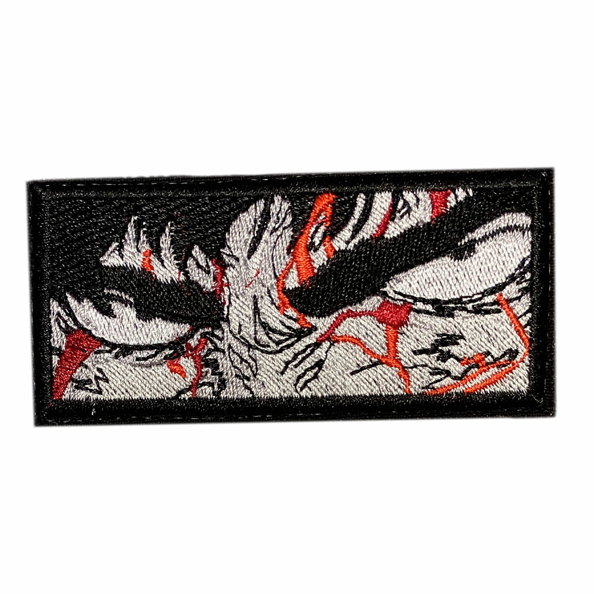 Нашивка, шеврон, патч (patch) на липучке Берсерк Гатс, размер 9*4,2 см, 1 шт.