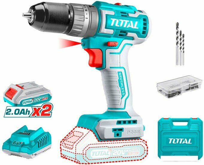 Дрель-шуруповёрт Total TIDLI20508