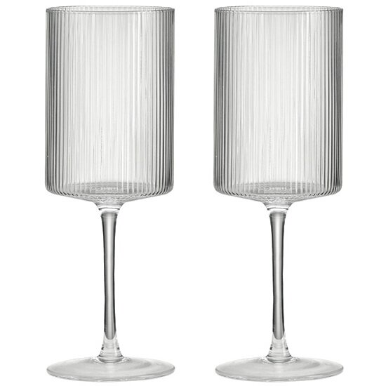 Набо из 2-х бокалов для красного вина Pozzi Milano 1876 "Modern Classic" в подарочной упаковке, (прозрачный), 0.52л