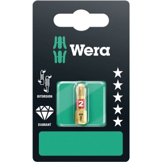 Биты Wera BDC SB, PH 2 x 25 mm, WE-073333