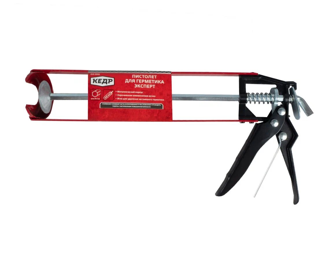 Механический скелетный пистолет "Кедр" для герметика, туба 310 мл