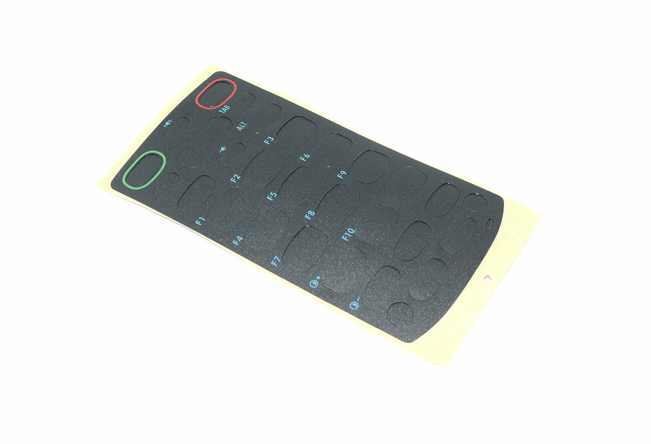 Наклейка на клавиатуру MC3XXX для терминала сбора данных Motorola (Zebra), 28 клавиш