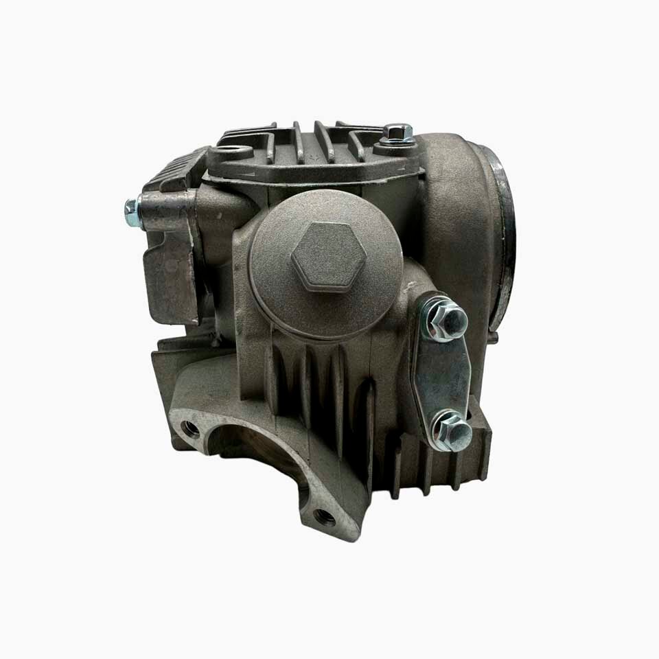 Головка цилиндра на мопед Альфа, Дельта, ATV50, 4T 50cc (серая) в сборе