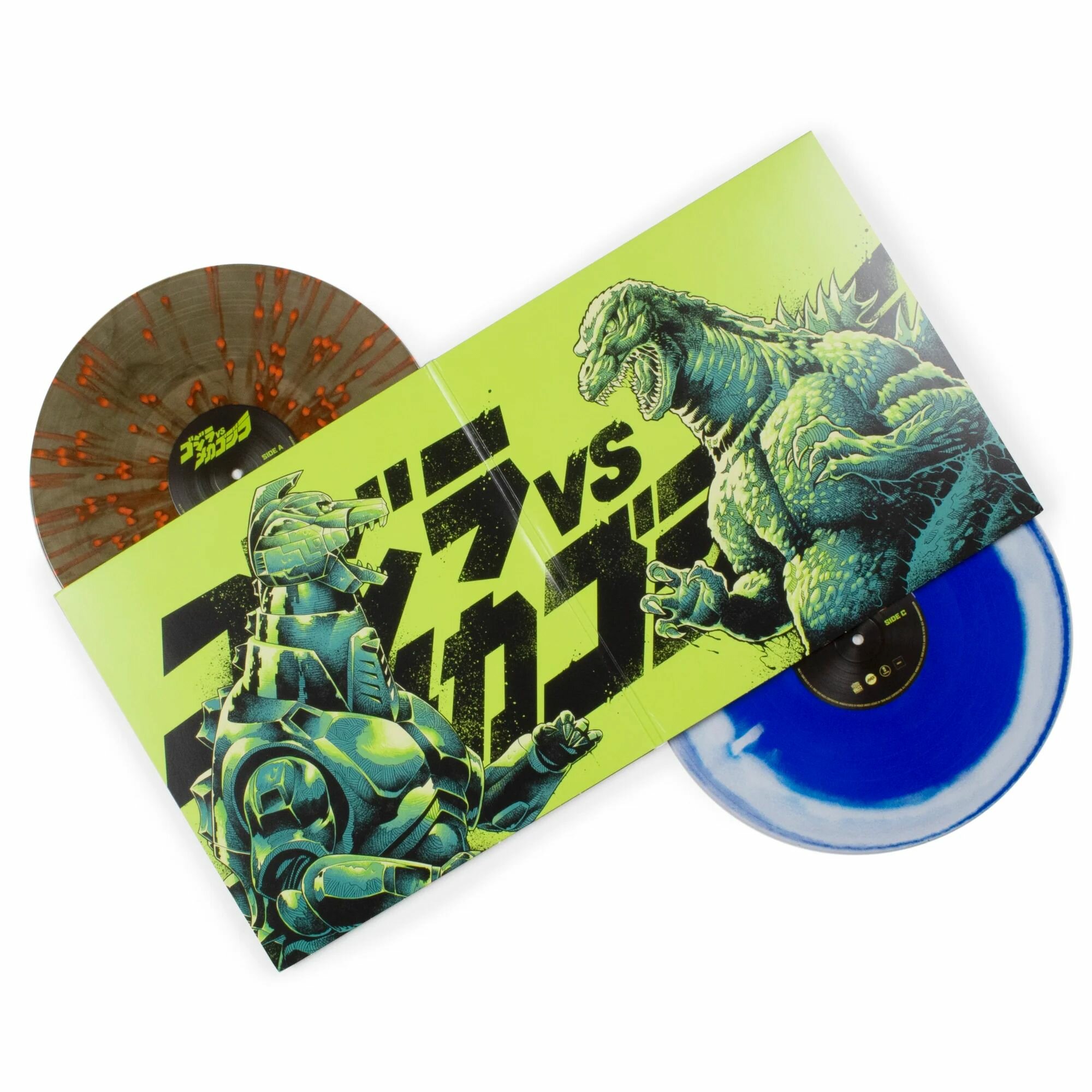 Godzilla Vs Mechagodzilla 2 OST (2000шт в мире Numbered Heat Ray & Mega Buster Limited) Цвет: "Суперспособности", Пронумерованная Виниловая Пластинка, Фильм "Годзилла против Мехагодзиллы 2"