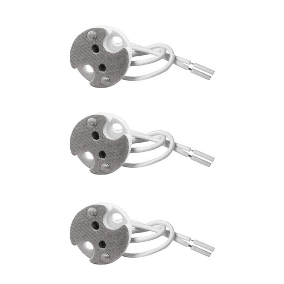 Патрон для лампы GU5.3 керамический 250 В (5560719) (3 шт.)