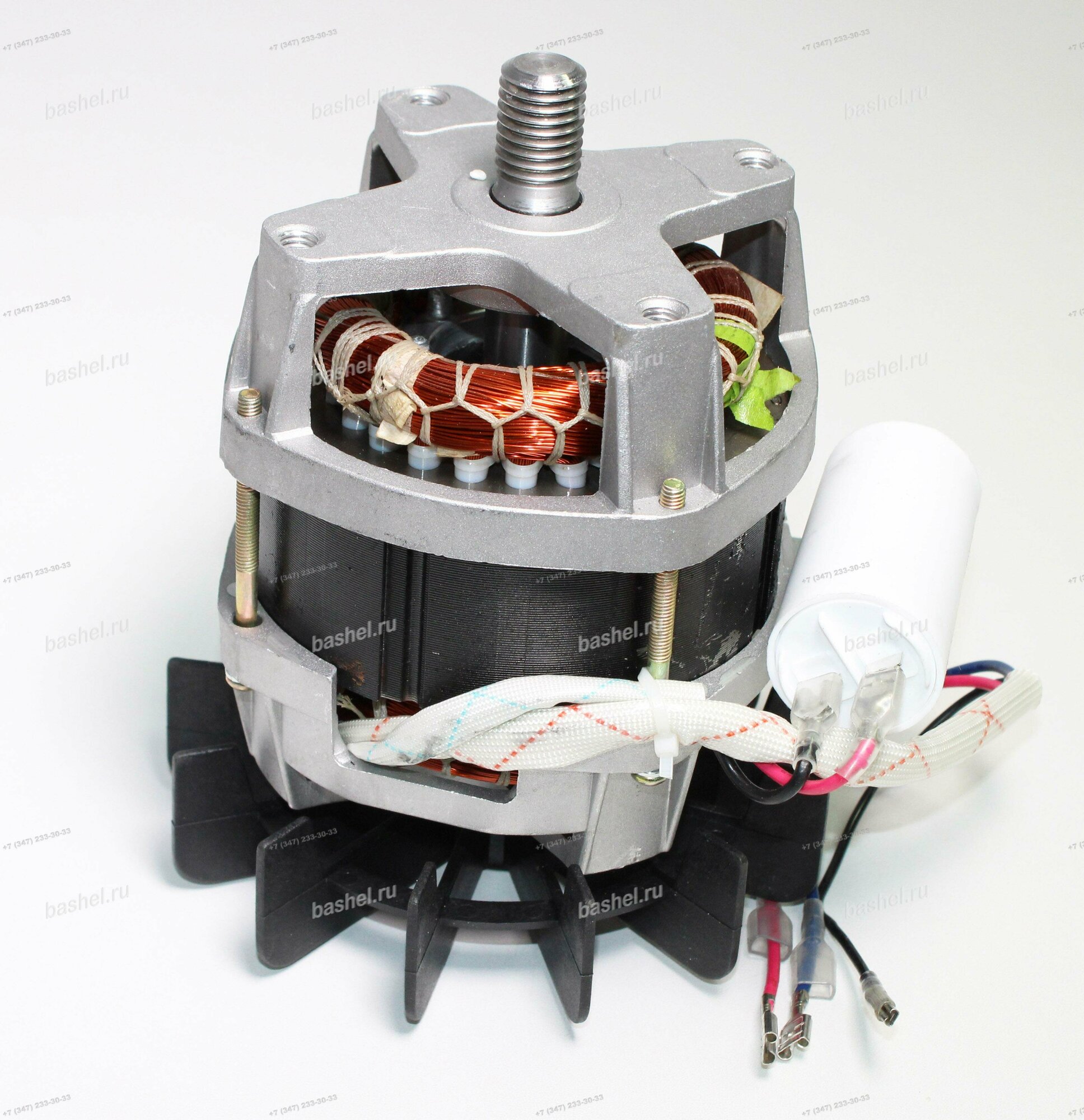 Двигатель к бетоносмесителю "Лебедянь" AEZ-985(700) 700W, 3.5A, 2700rpm (с конденсатором 10u/450V)