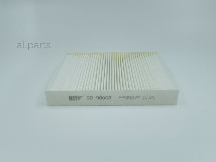 BIG FILTER GB-98068 Фильтр салона для BELGEE X50, GEELY Cityray, Coolray (SX11), LIVAN S BIG FILTER GB-98068
