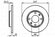 Диск тормозной BOSCH