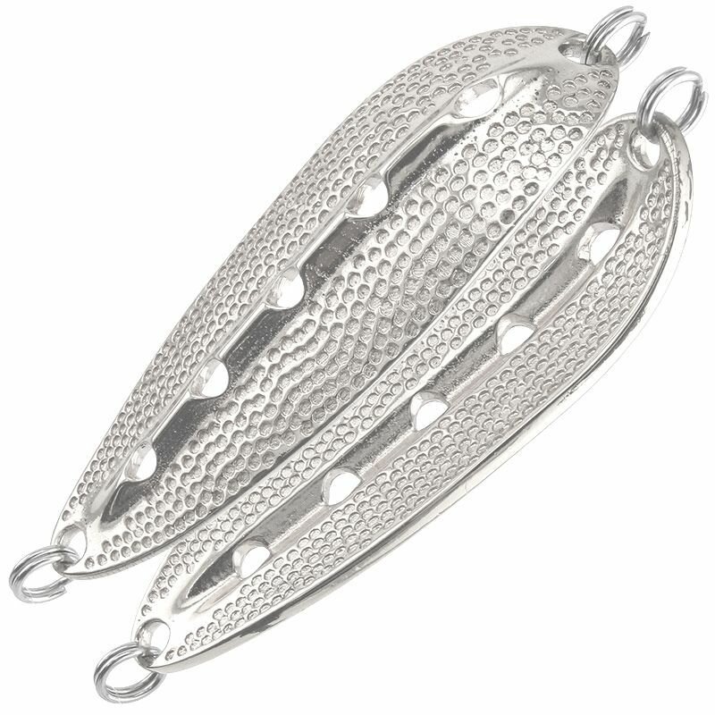 Блесна из латуни на лосося, покрыта серебром RB Скорпио 16гр - 1