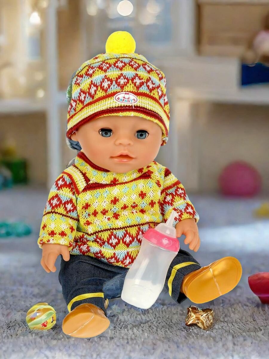Интерактивная развивающая игрушка детская кукла пупс baby