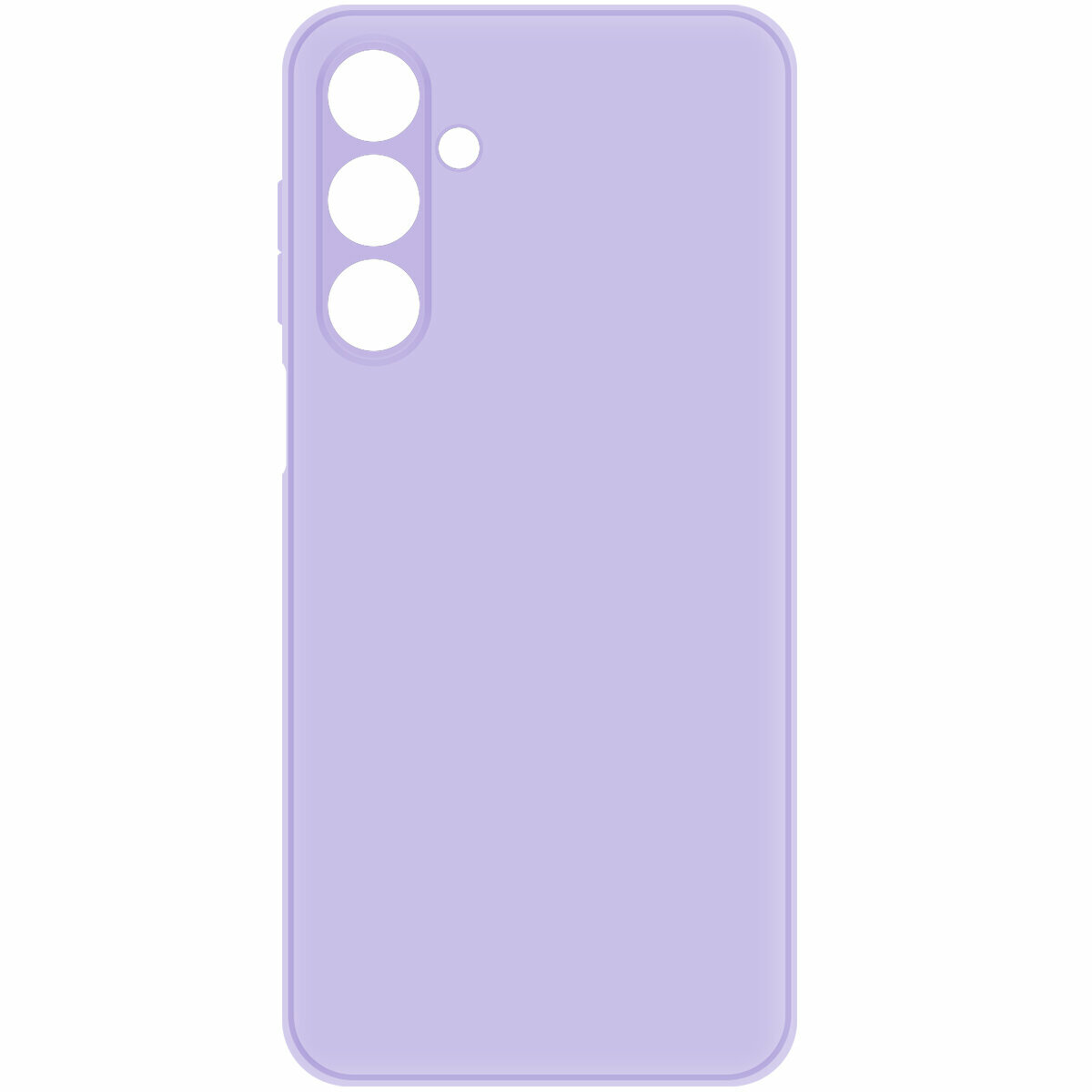 Чехол-накладка Krutoff Silicone Case для Samsung Galaxy A16 лаванда