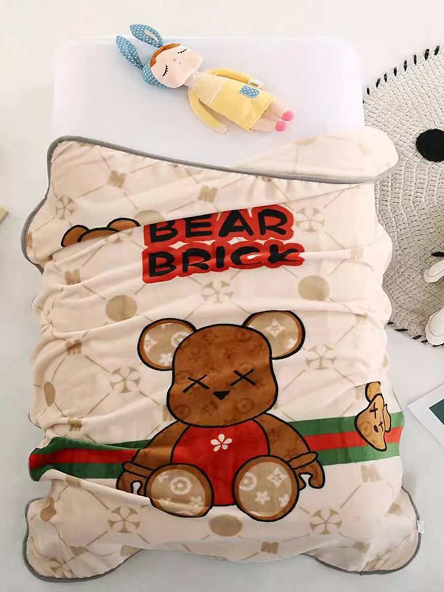 Плед детский 100х140 мягкий Leoncello