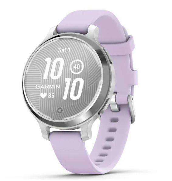 Часы Garmin Lily 2 Active Silver with Purple Jasmine Silicone Band (010-02891-51)
