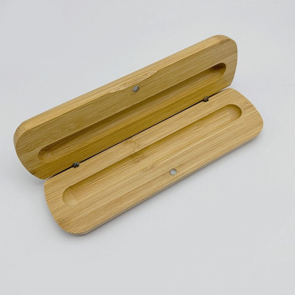 (1) Оригинальный деревянный пенал Creative - красное дерево - одинарный