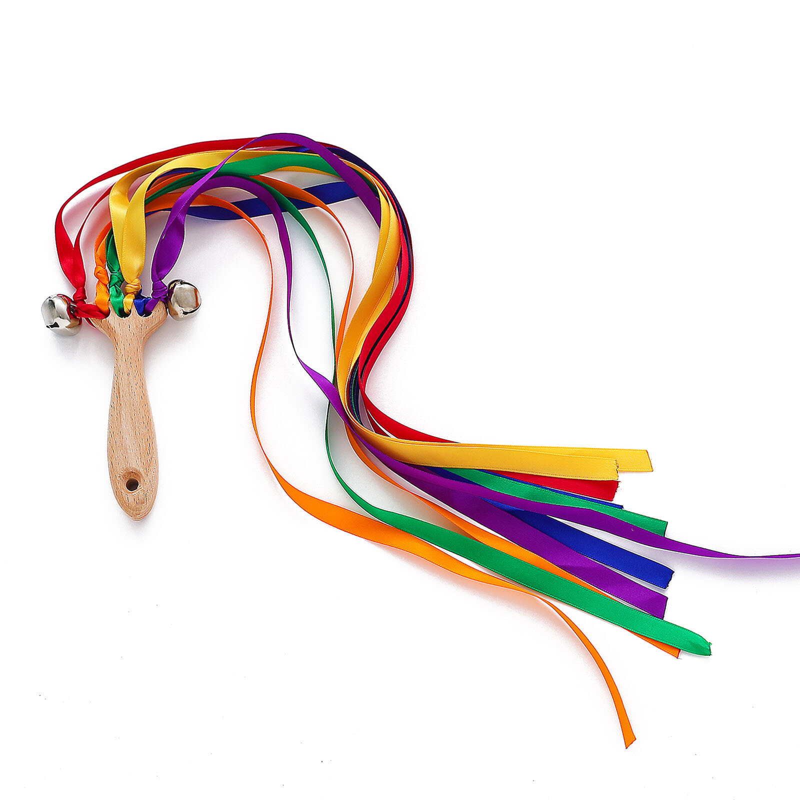 Детская игрушка-погремушка с лентами