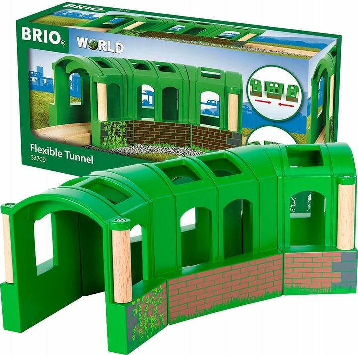 Деревянная железная дорога Brio World - Тоннель-трансформер - Брио 33709