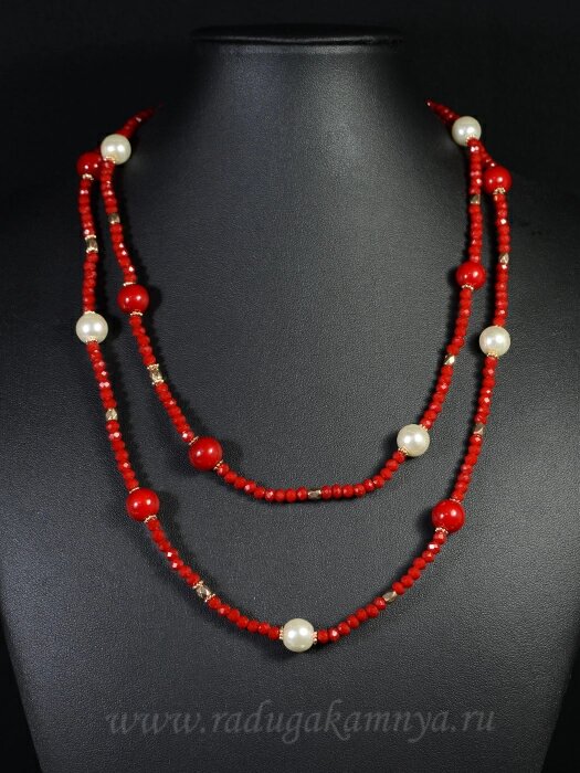 Бусы, циркон