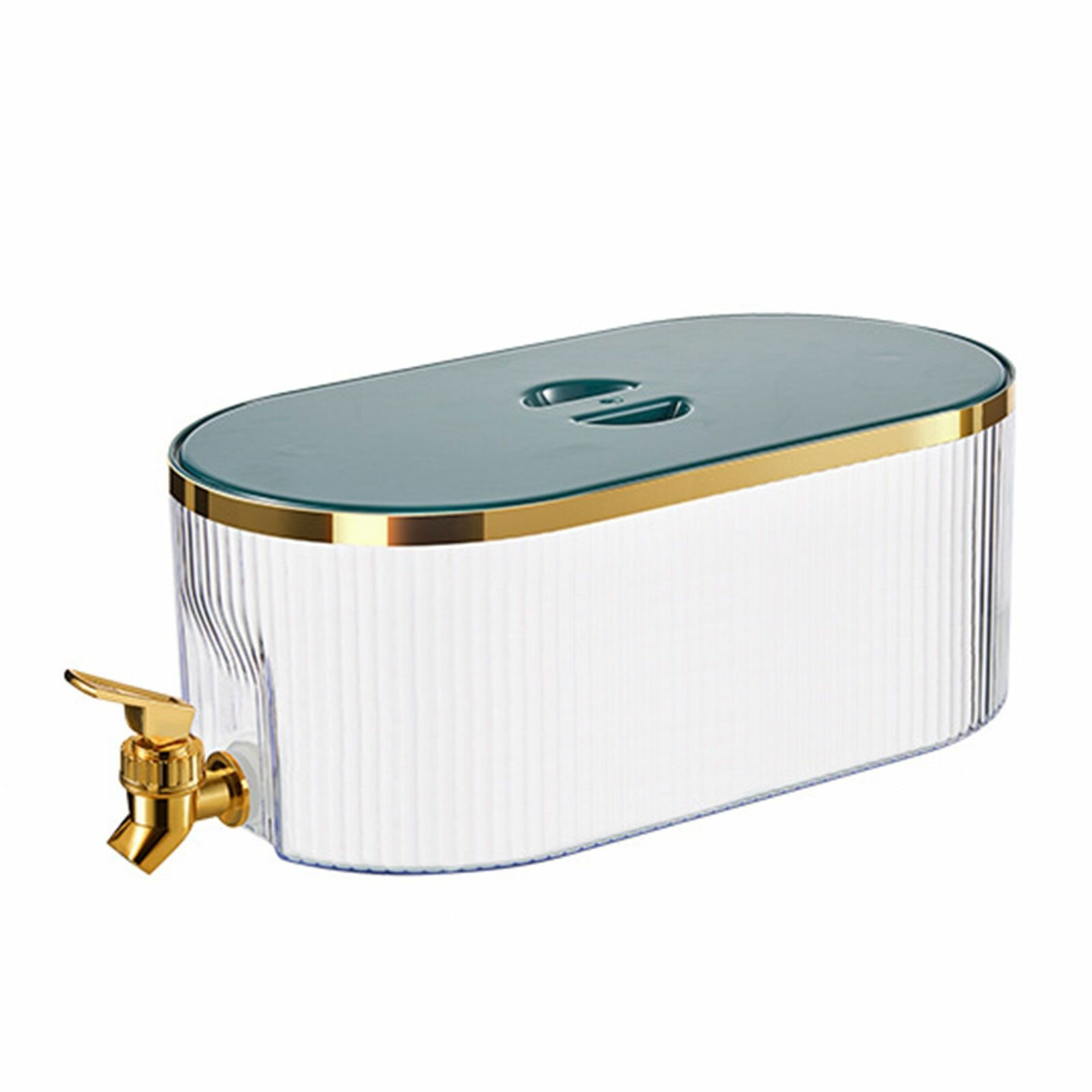 Бытовой кран-холодильник с фруктовым чаем и холодным напитком-светло-роскошный темно-зеленый