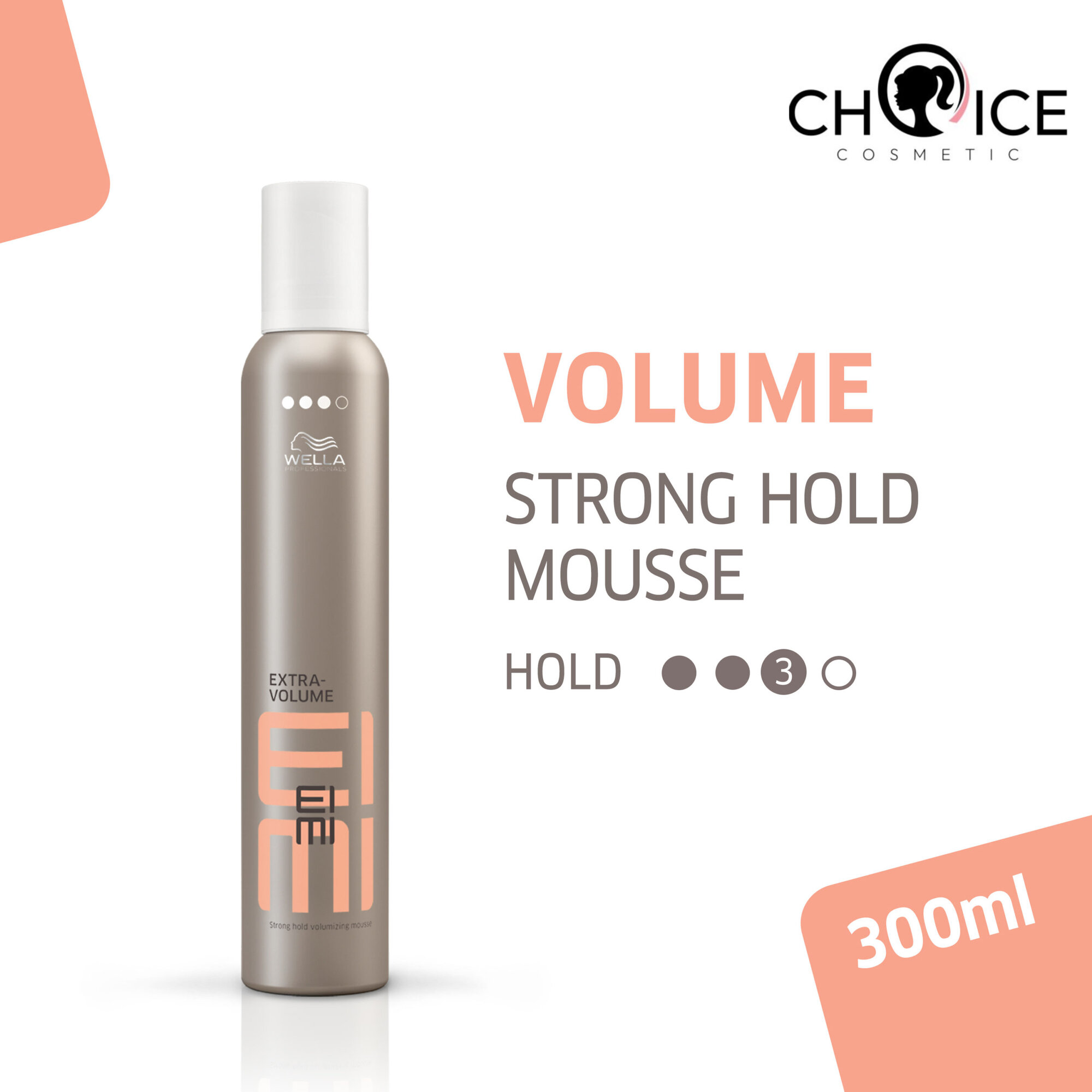 Wella Professionals / Пена для укладки сильной фиксации EIMI Extra Volume, 300 мл