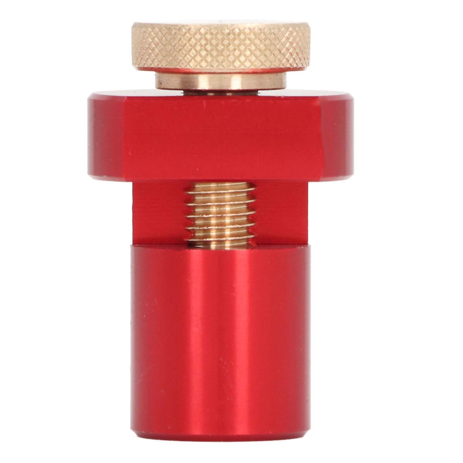 Ограничитель для верстака 19 мм с винтом-барашком, алюминиевый сплав, нескользящий ограничительный блок для верстака, красный.