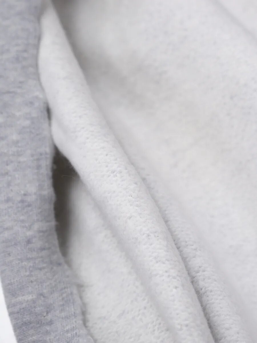 Ткань Футер с начесом светло-серый