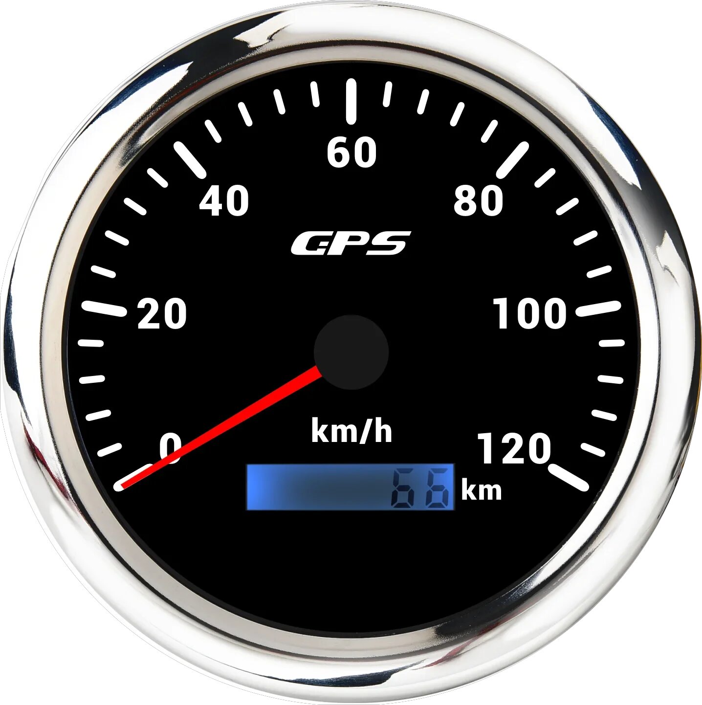 Изготовленный на заказ водонепроницаемый 110 мм GPS-спидометр, 7 цветов, 60/80/120/200 км/ч, 120 миль в час, автомобильный измеритель скорости для моторной лодки с GPS-антенной Customized 120kmh BS