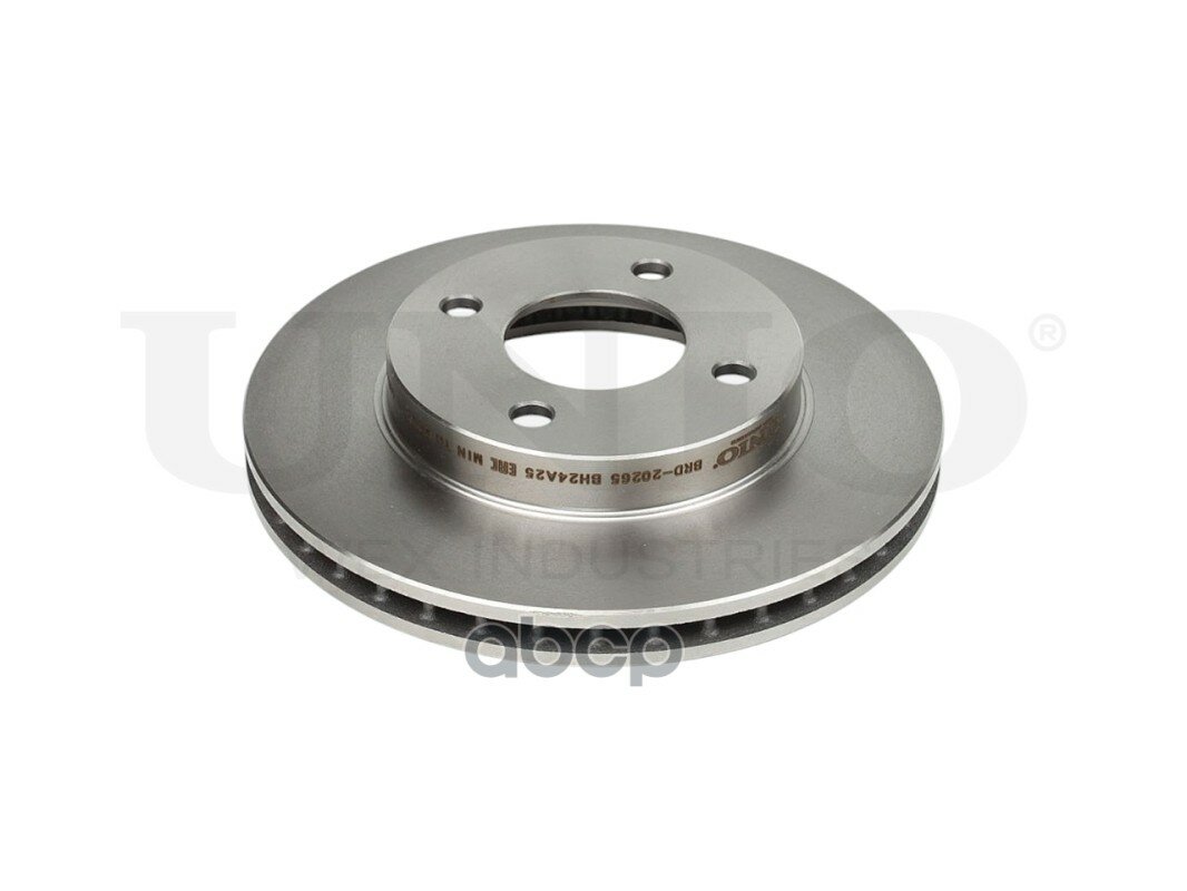 Диск тормозной передний Nissan Note (E11) 05-, Micra (K12E, K13) 02-, Cube (Z11) 02- UNIO арт. BRD-20265