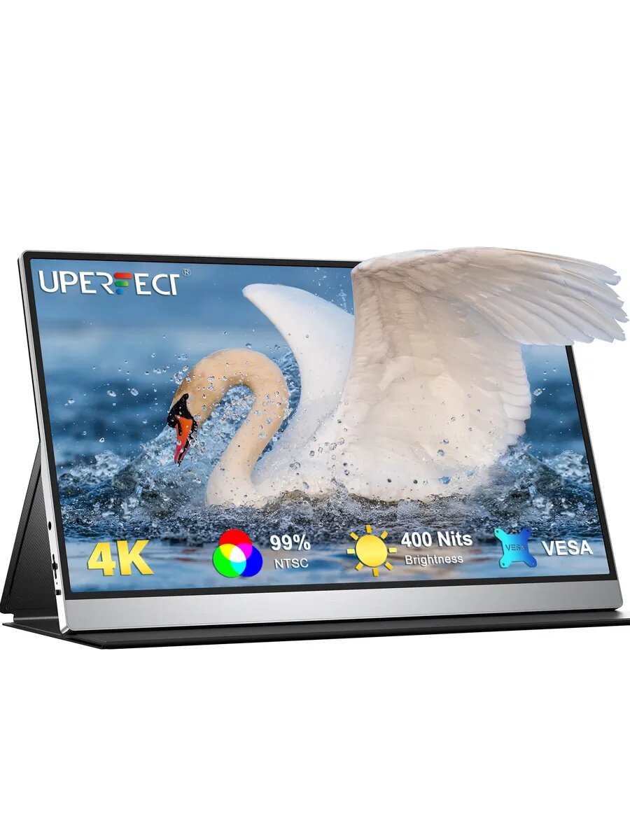 15,6 дюйма 4K портативный монитор,3840x2160 UHD IPS внешний экран мобильный ЖК-дисплей